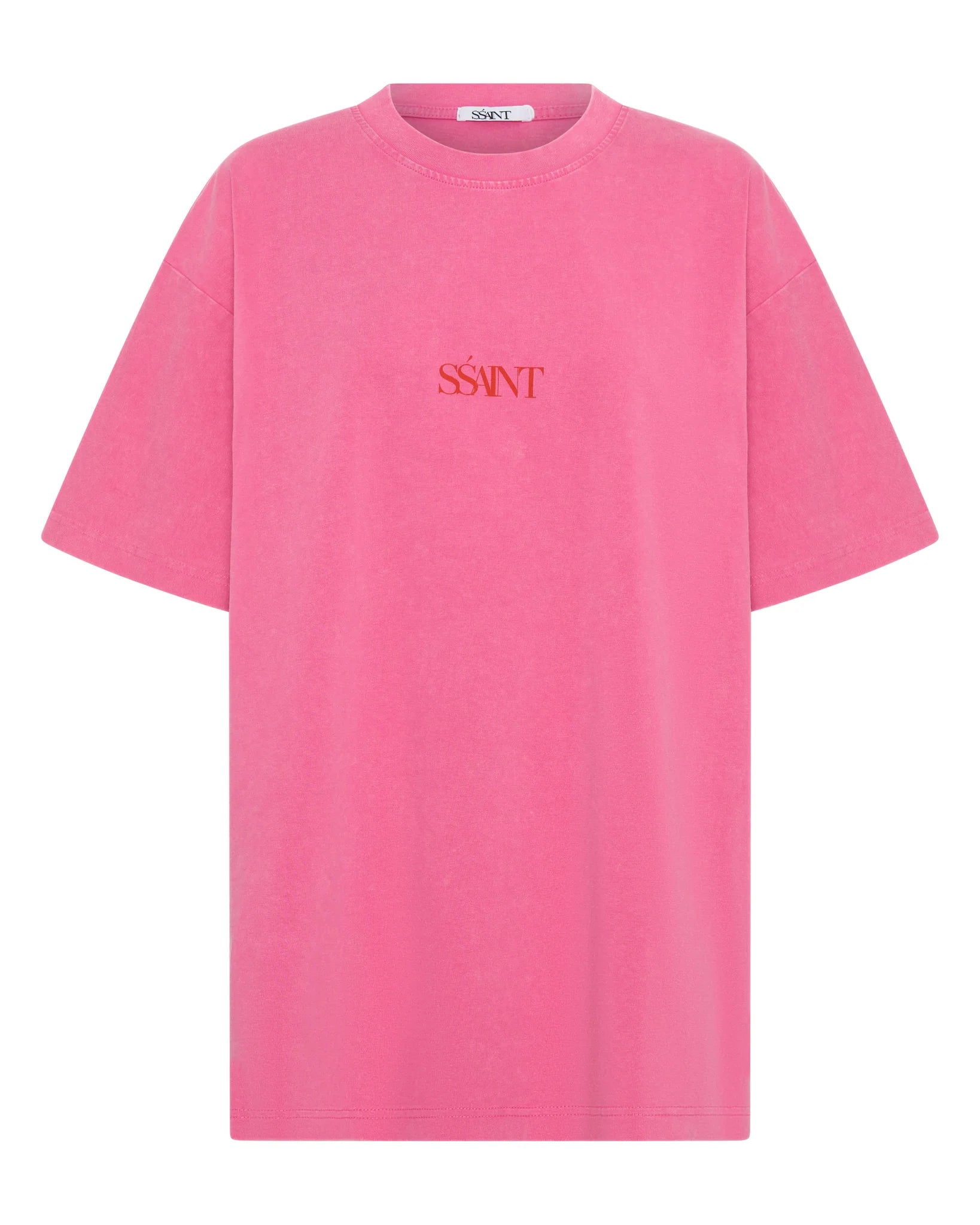 SSAINT - No Vacancy Tee Dark Pink Acid Wash – Jessie B